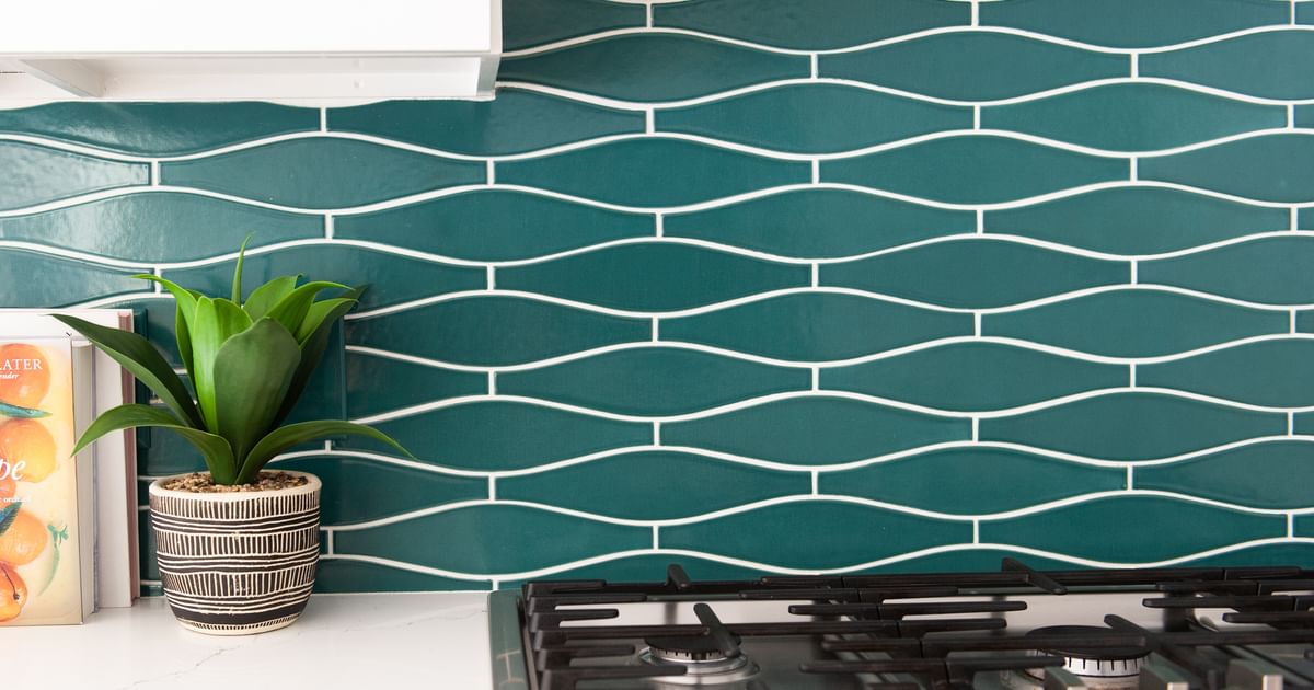 Wave Straight Set Pattern (Original Ceramic Tile) | Fireclay Tile