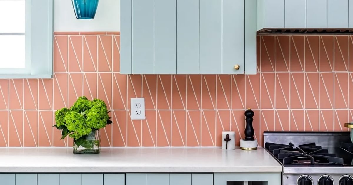 Scalene Triangle Pattern (Original Ceramic Tile) | Fireclay Tile