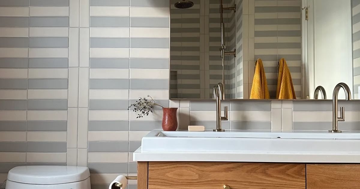 Striped Tiles? Yes, You Can Pull Off This Look–Here’s… | Fireclay Tile