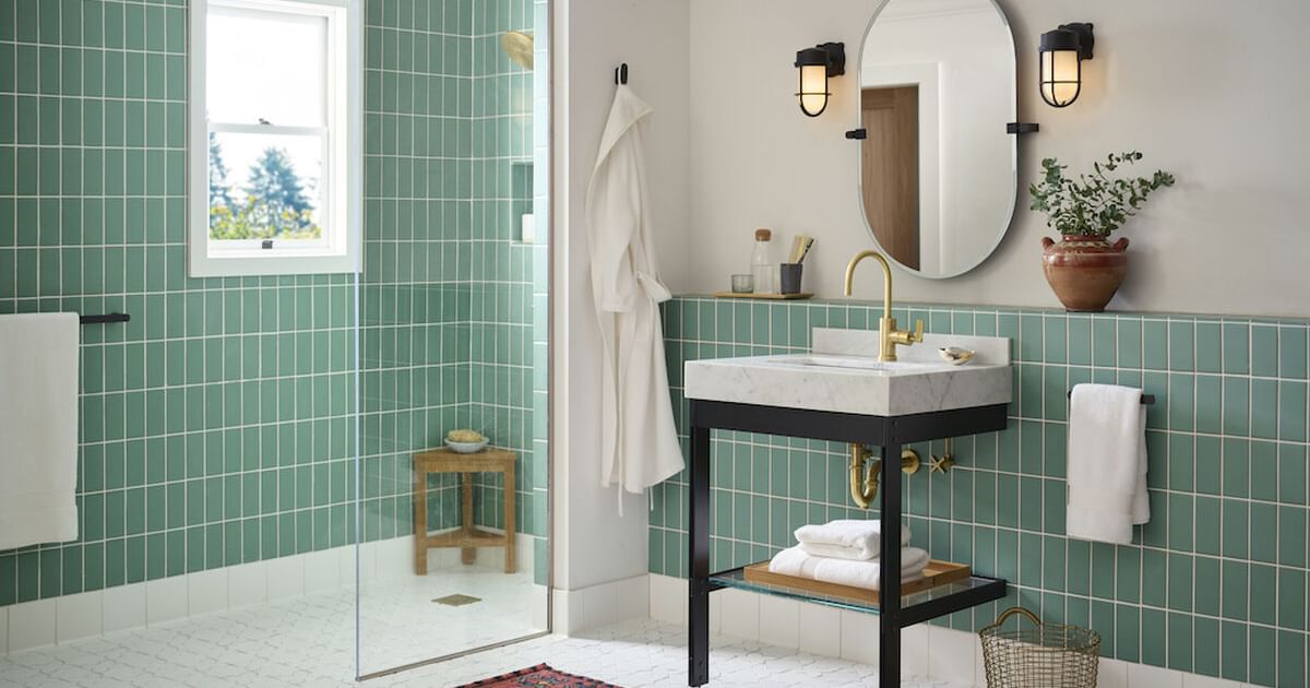 Green Bathroom Tiles 55 Unique Ways | Fireclay Tile