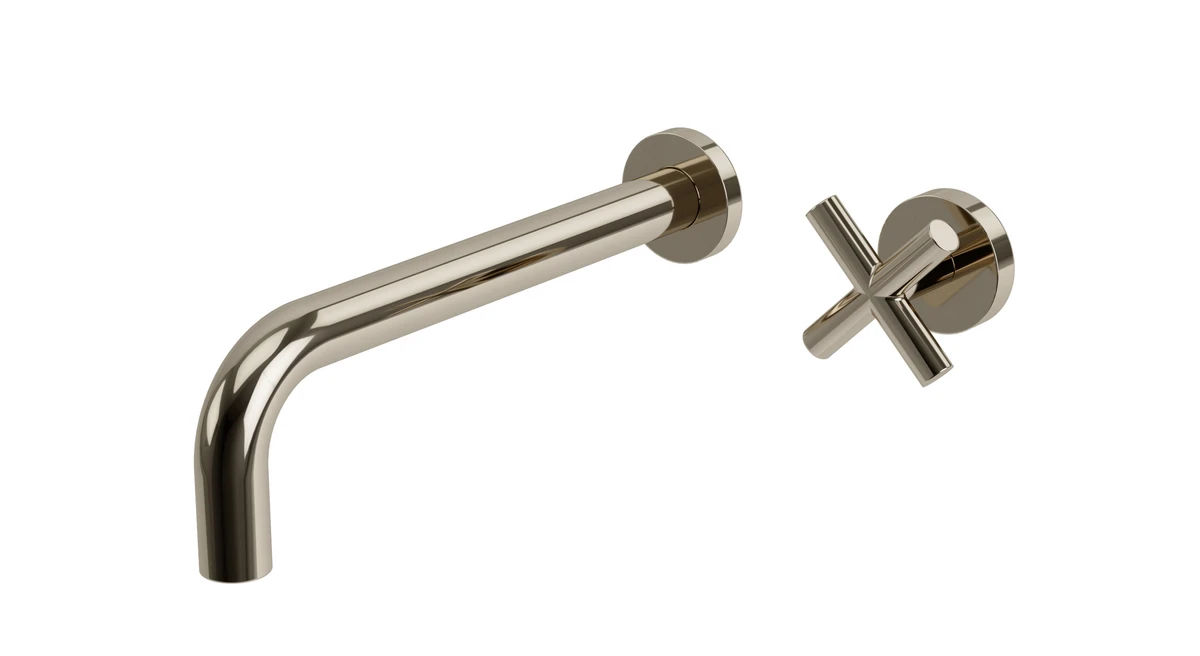 Contour One Handle Wall Mount 10" Lavatory Faucet… | Fireclay Tile