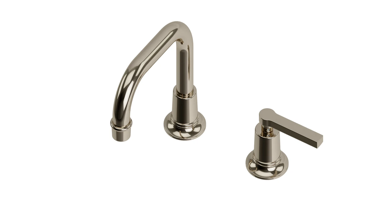 Emerson One Handle Deck Mount Squaretop Lavatory… | Fireclay Tile