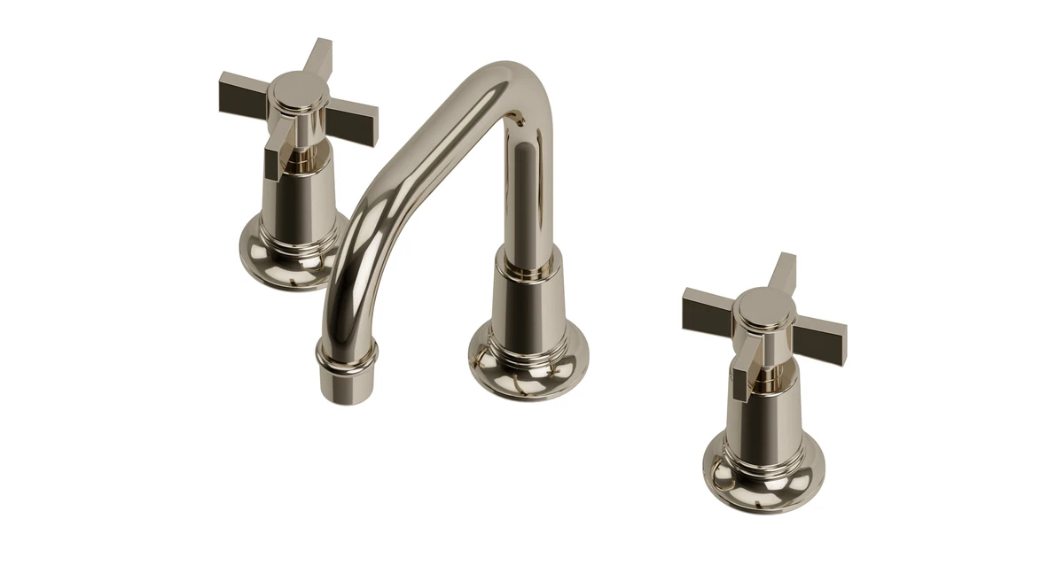 Emerson Two Handle Deck Mount Squaretop Lavatory… | Fireclay Tile