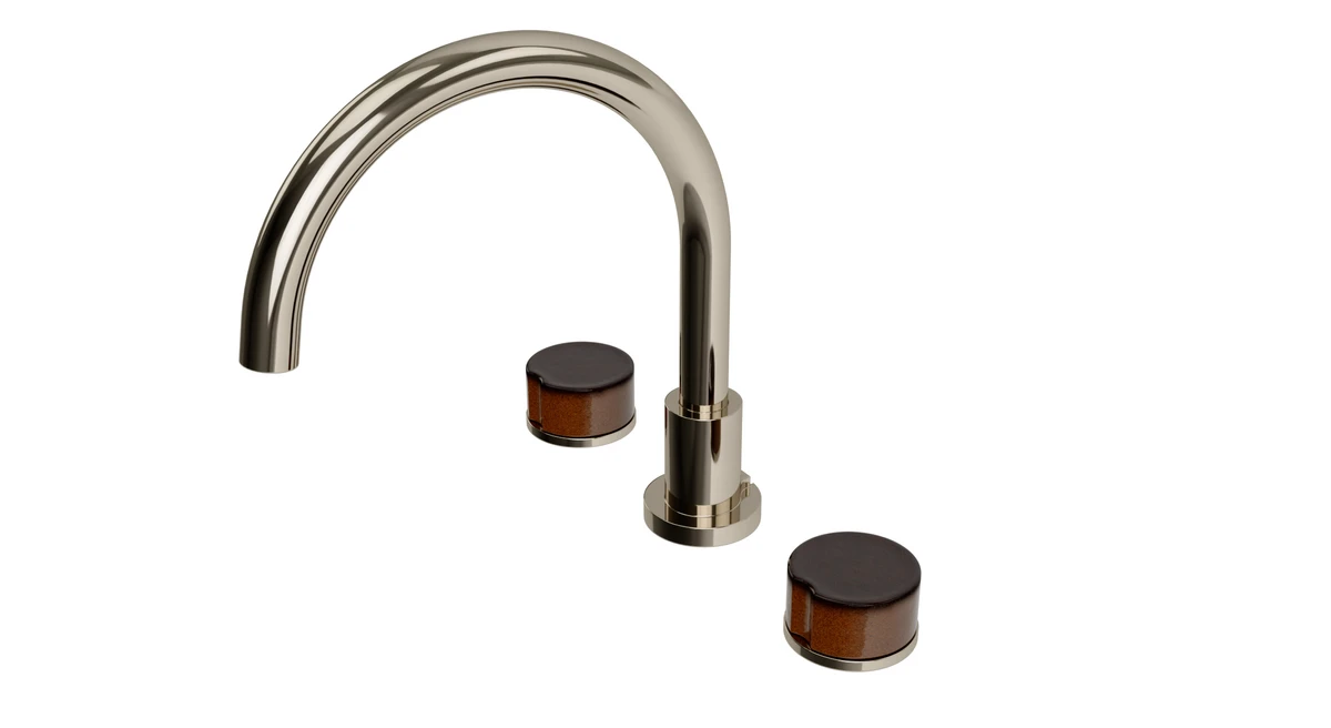 Foundry Two Handle Deck Mount Gooseneck Bath Trim… | Fireclay Tile