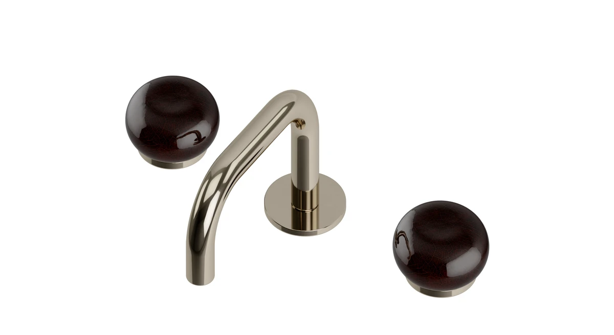 Foundry Two Handle Deck Mount Squaretop Lavatory… | Fireclay Tile