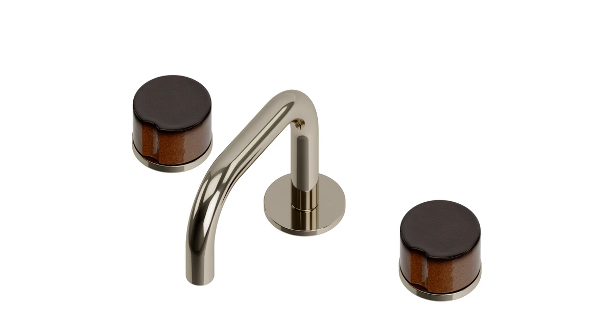 Foundry Two Handle Deck Mount Squaretop Lavatory… | Fireclay Tile